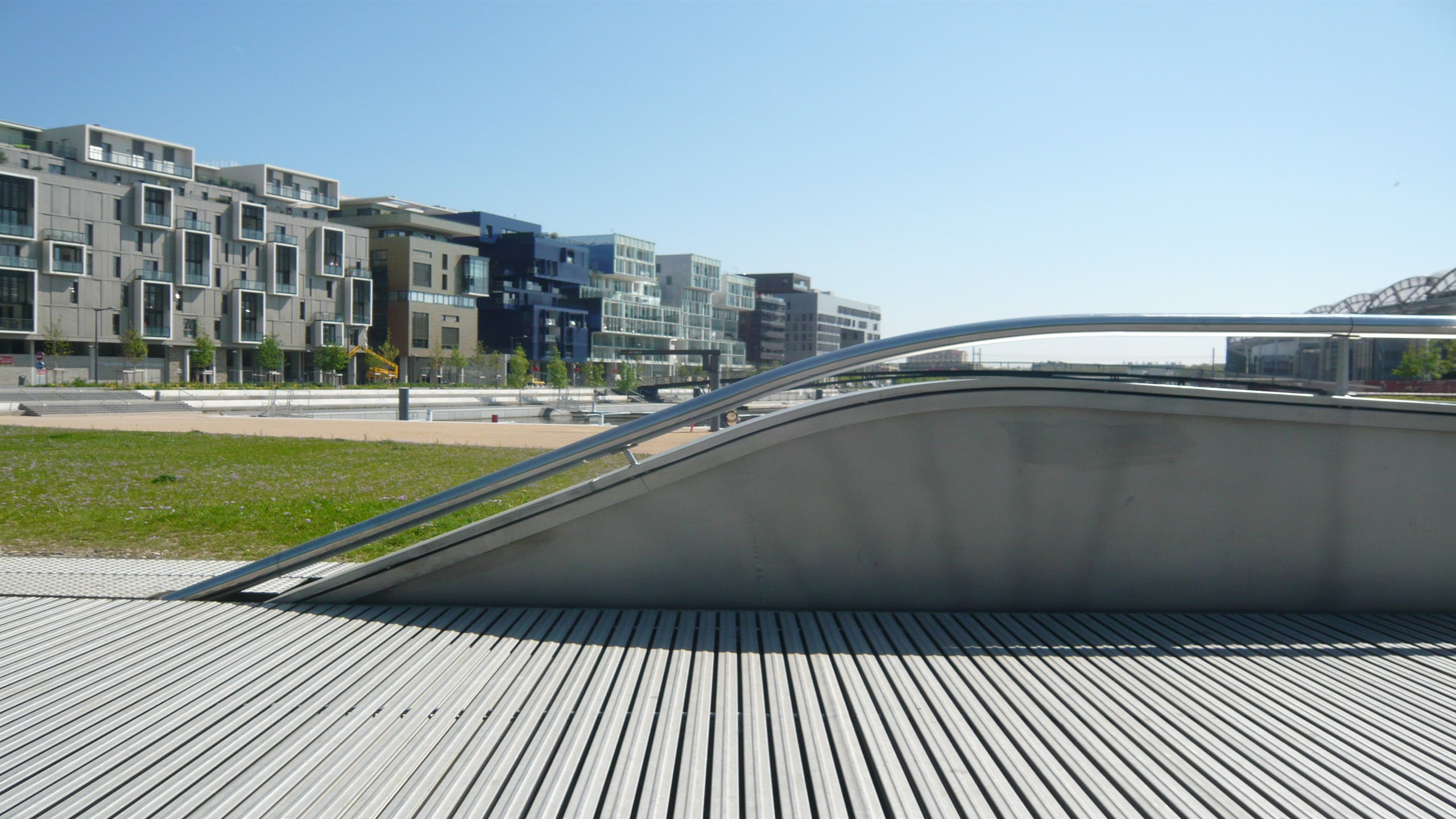Passerelle mobile - Lyon Confluence - sispeo architectes